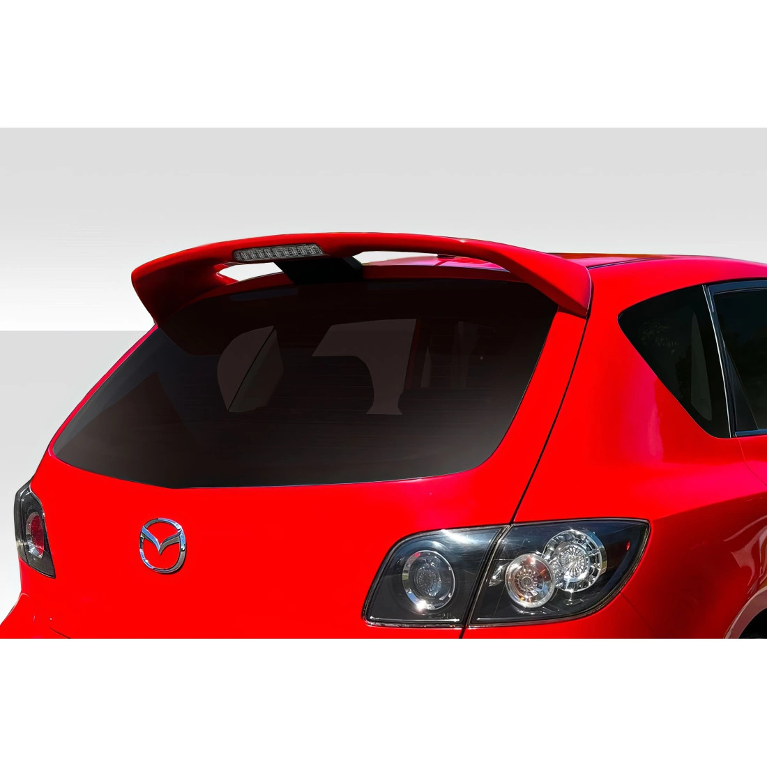 2004-2009 Mazda 3 HB Duraflex Speed3 Look Rear Wing Spoiler 1 Piece ...
