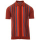 Capitol MADCAP ENGLAND 60s Mod Stripe Zip Polo (P)