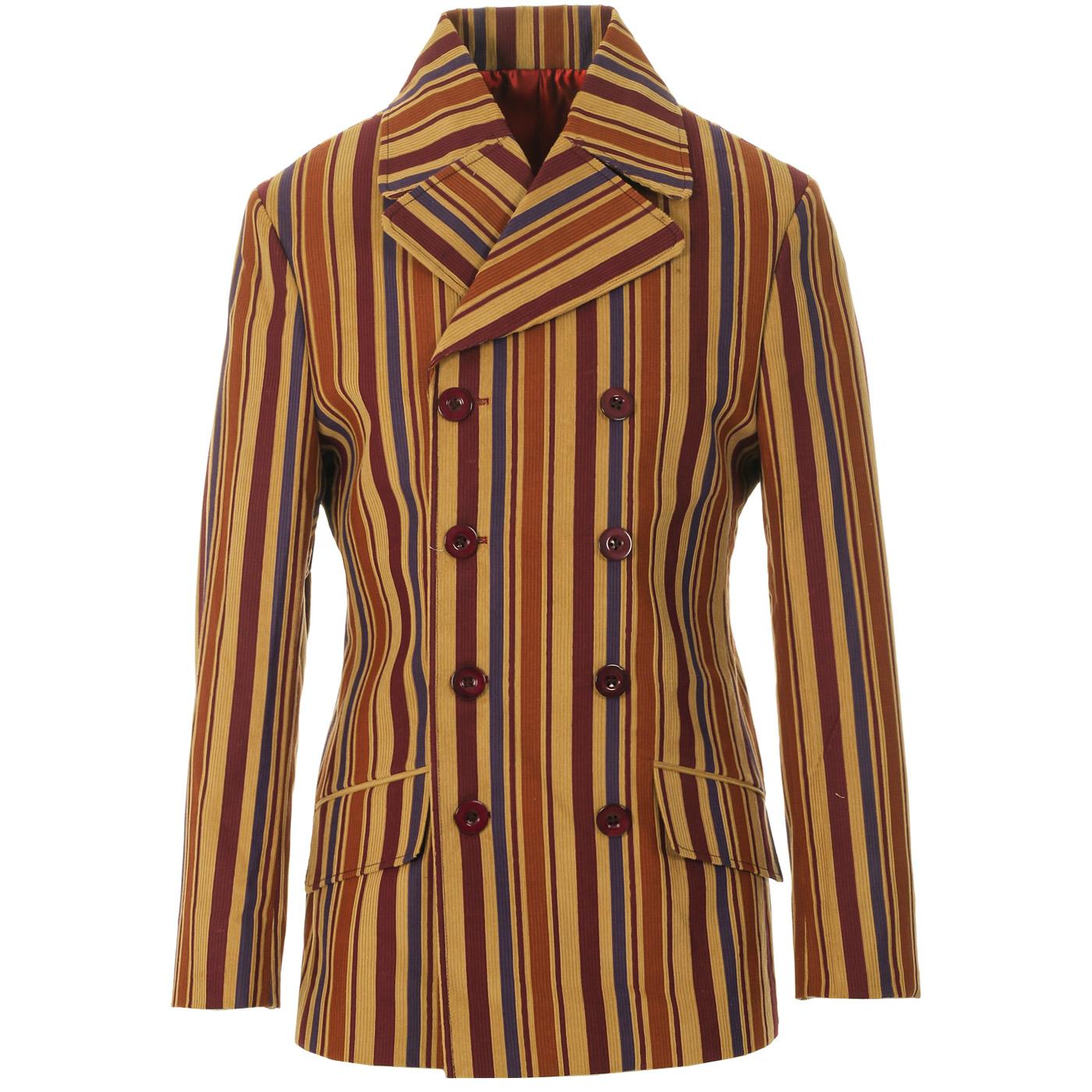 Rare Breed Stripe MADCAP ENGLAND Cord D/B Blazer
