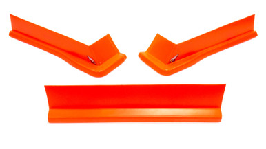 Modified Aero Valance 3pc. Fluorescent Red - Fidanza Performance