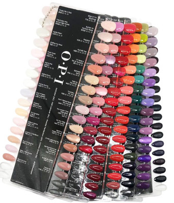 OPI Color Chart Color Is The Answer 241 Shades 7 Panel Display