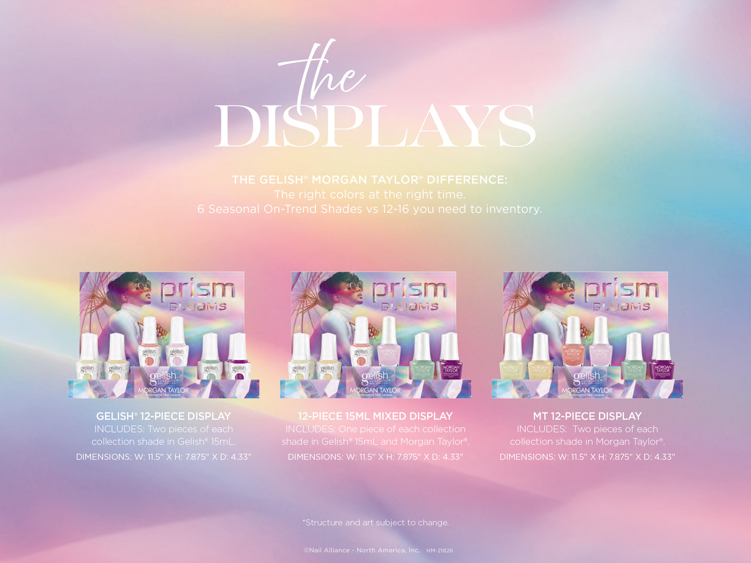 Gelish® and Morgan Taylor Prism Blooms Spring 2026 color collection ...