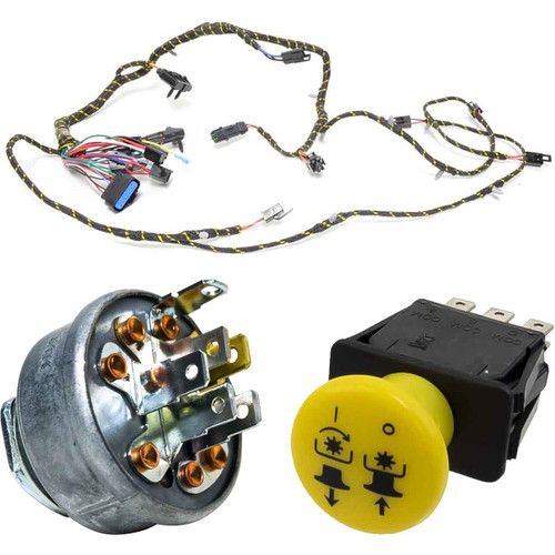 Wire Harness Kit For SCAG Tiger Cat II 52" Velocity Deck, 28hp Briggs ...