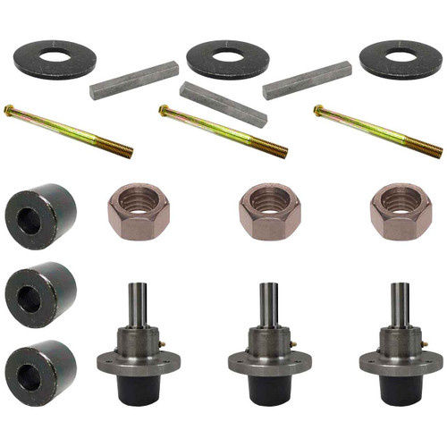 Complete HD Spindle Kit For Scag Turf Tiger II 72" Model STTII72V-25KBD ...