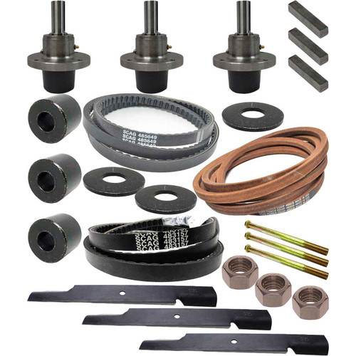 Deck Moving Parts Maintenance HD Kit For Scag Tiger Cat II 61" Model ...
