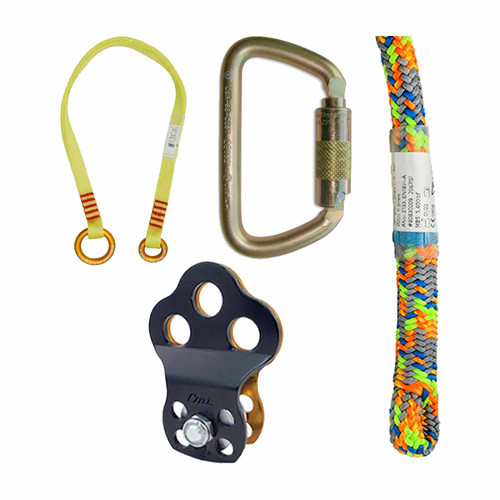 Ash Tachyon Ash Rope And Straps Kit With Steel Carabiners And Aluminum ...
