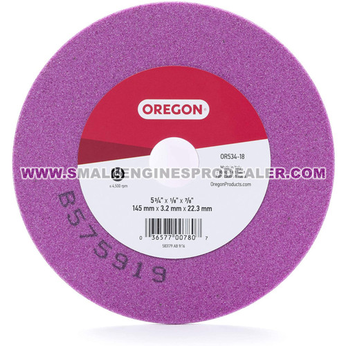 OR534-18-CBN - CBN GRINDING WHEEL 5-3/4 X 1/8 - OREGON Authentic Part ...