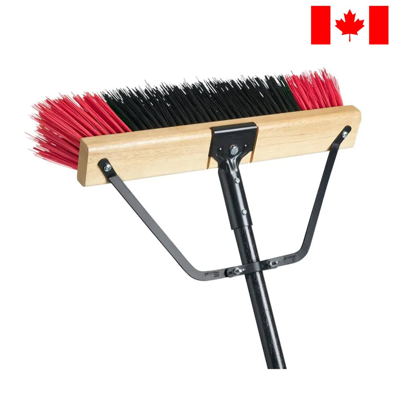 Ryno HD Complete Push Broom, 24", Medium Sweep