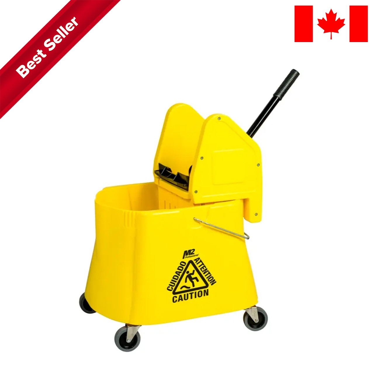 Heavy Duty Down-Press Buckets and Wringer