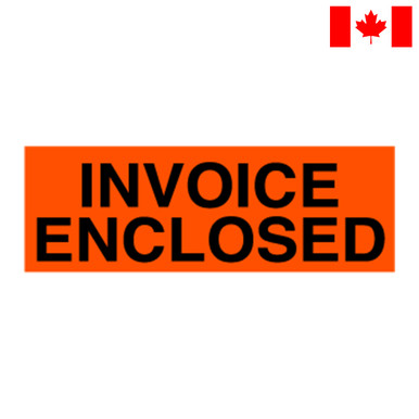 Handling Label, 2" x 5", Invoice Enclosed