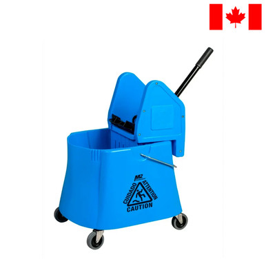 Elephant Foot 40qt. Mop Bucket and Wringer, Blue