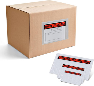 Packing Slip Envelope, 4-1/2” x 5-1/2”, Packing Slip Enclosed, 1,000/Case