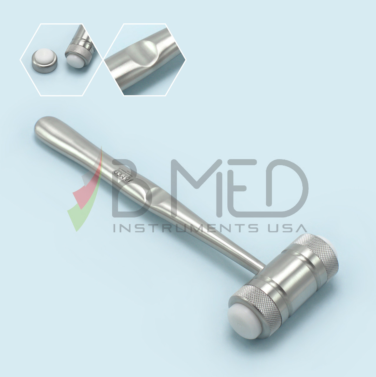 Mead Bone Mallet Lead Filled Teflon Caps