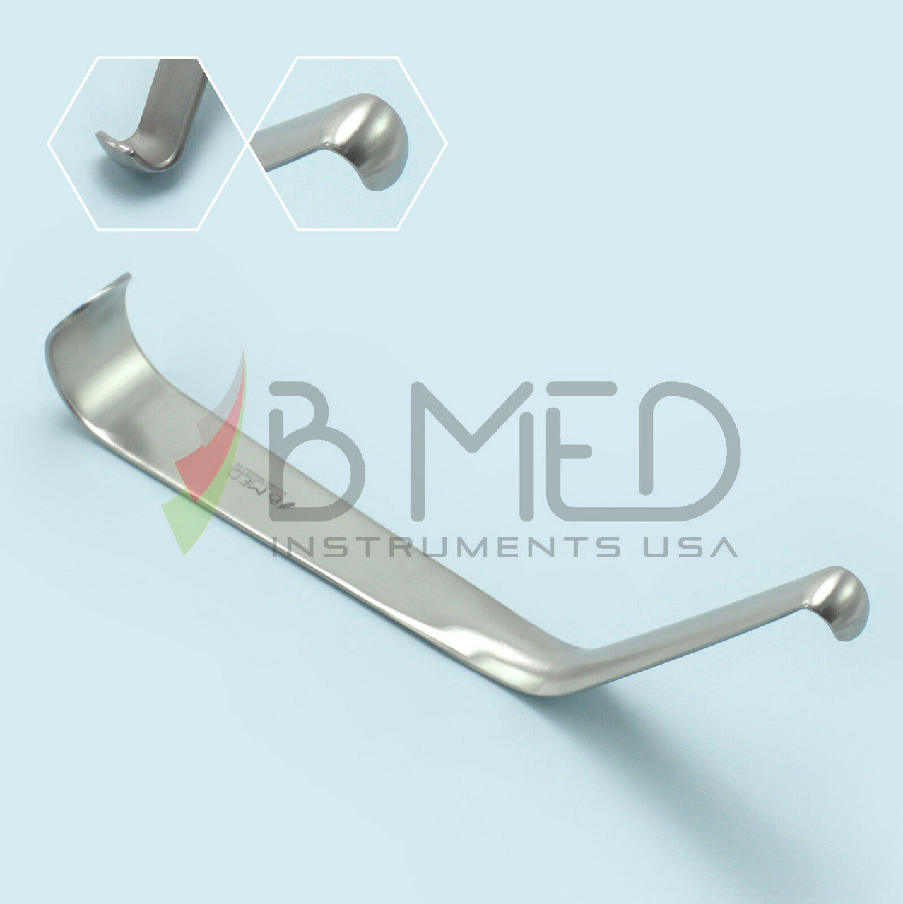 Obwegeser Channel Retractor Malleable 10mm Wide Blade