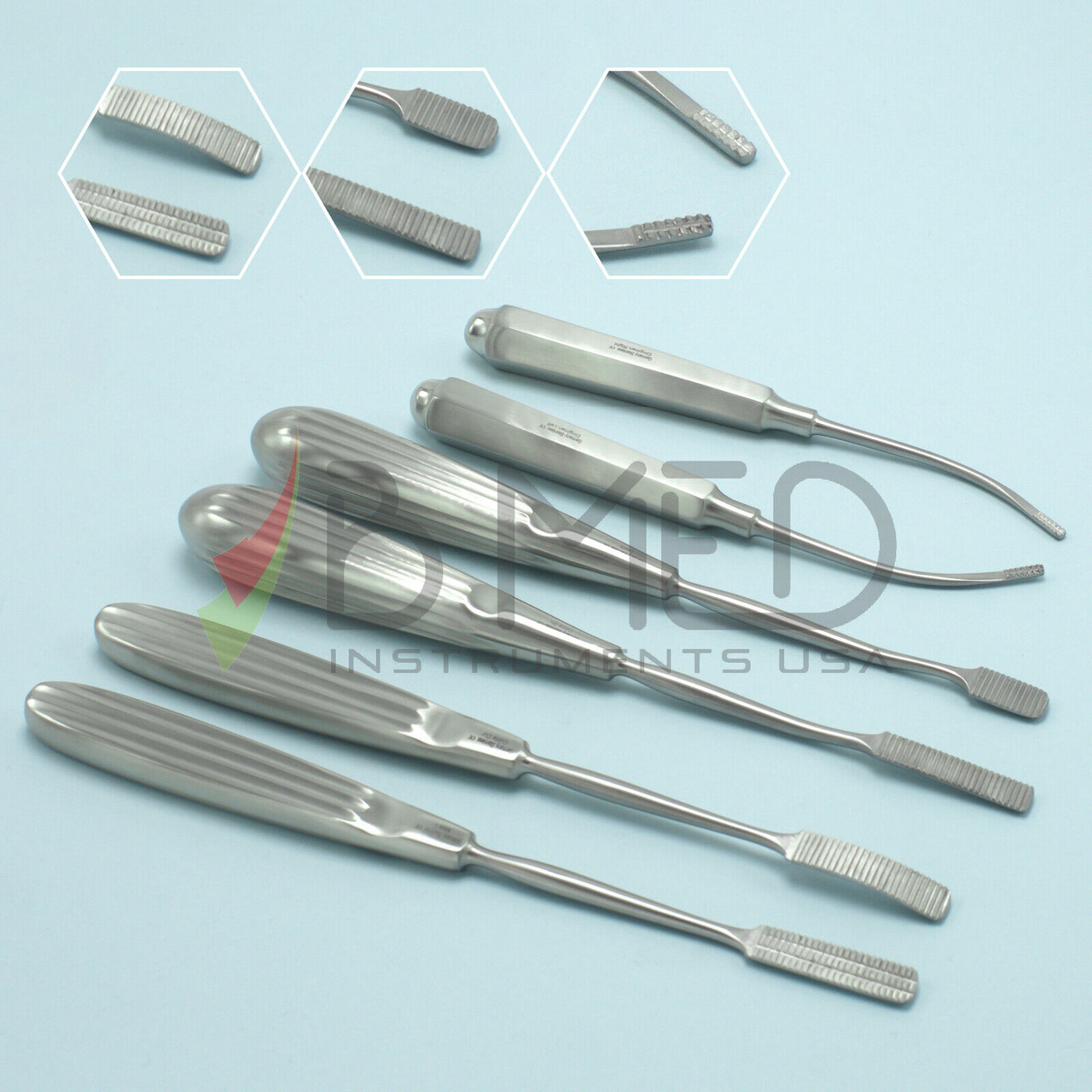 Nasal Rasp Set Rhinoplasty Maltz Lewis Cottle Dingman