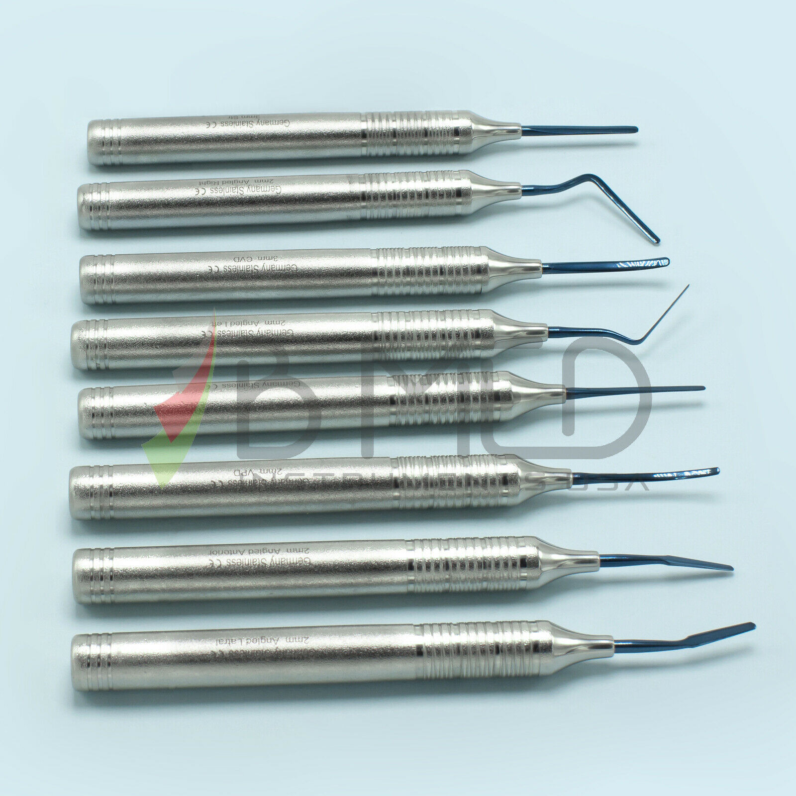 Power Periotome Flex Kit Titanium Tips Root Extraction