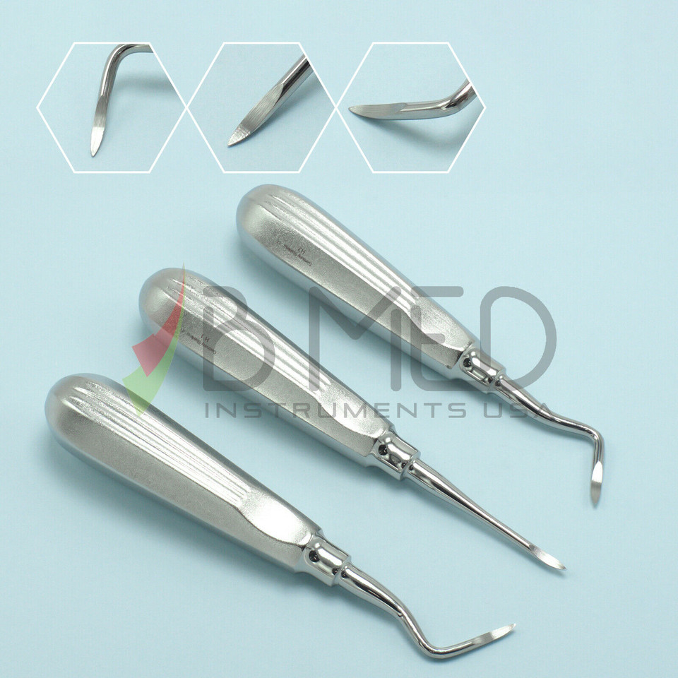 Heidbrink Apex Root Tip Pick Elevators H1 H2 H3 Set