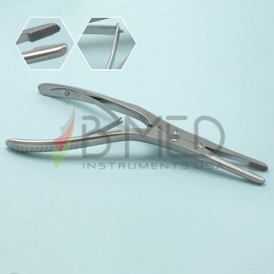 Rubin Septal Morselizer Septum Forceps Angled 8"