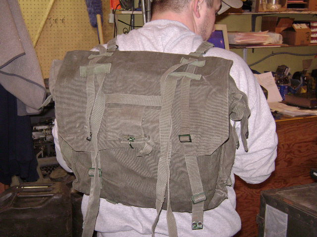 British Military Canvas Haversack - Billings Army Navy Surplus Store