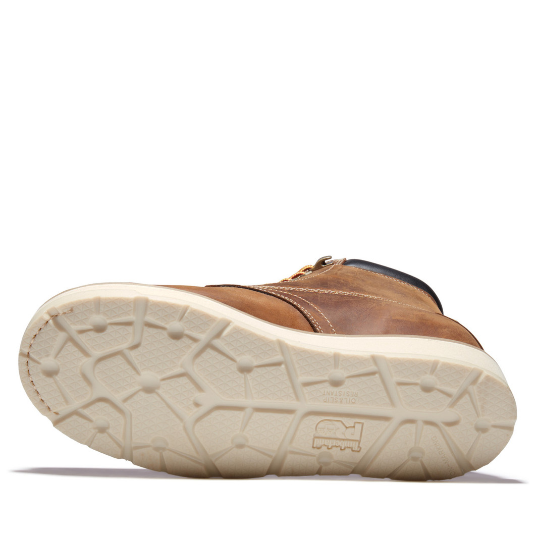 Timberland Men’s Gridworks 6″ Soft Toe Waterproof Work Boots