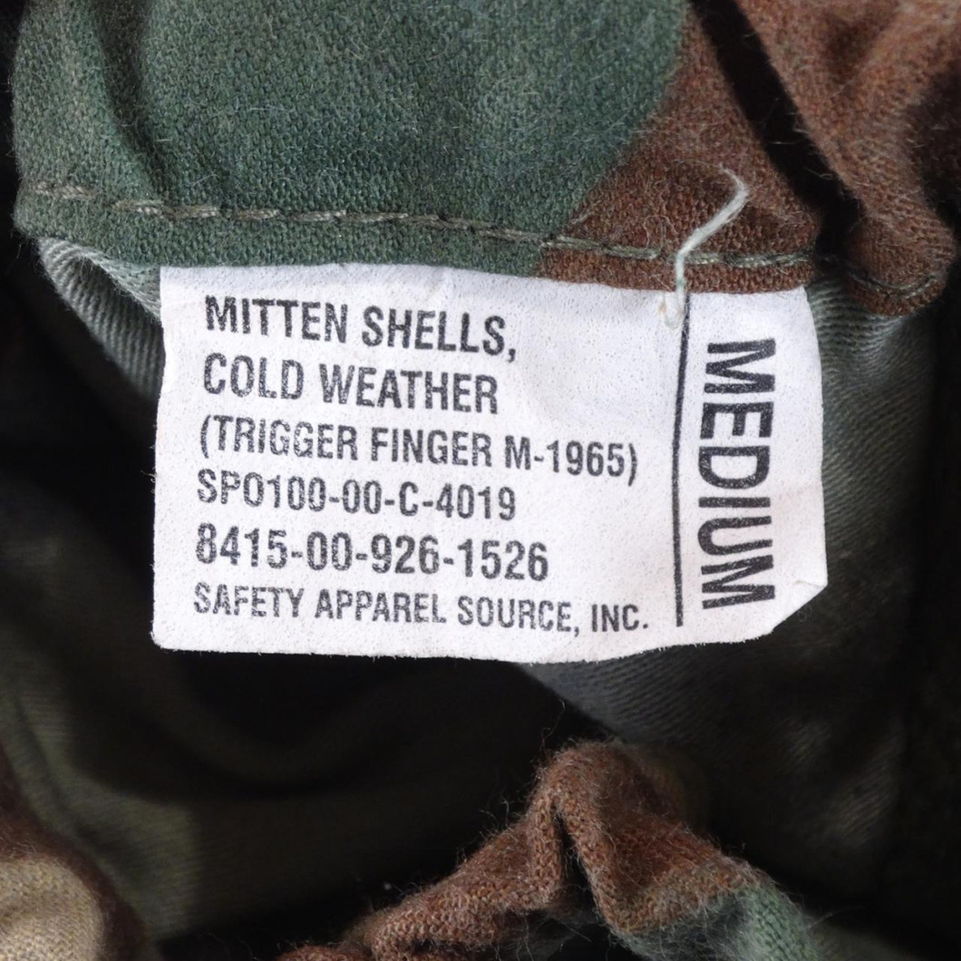 US Military Cold Weather Trigger Finger Mitten Shells