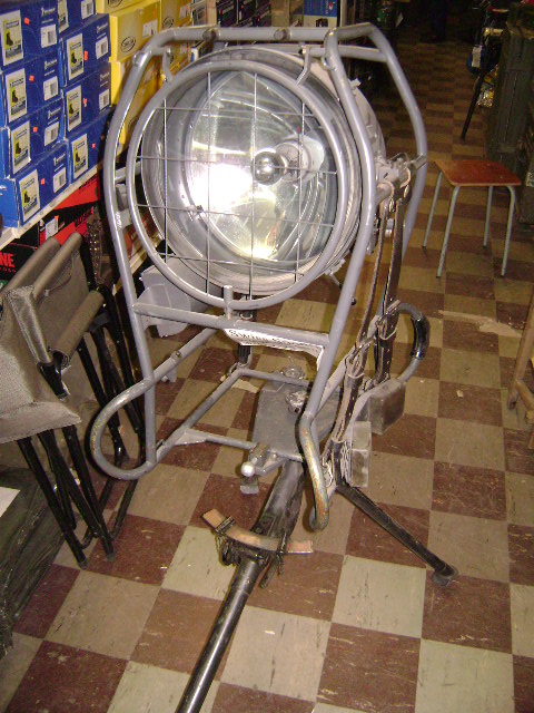 Swiss Military Spotlight with Generator 400 watts - Billings Army Navy ...