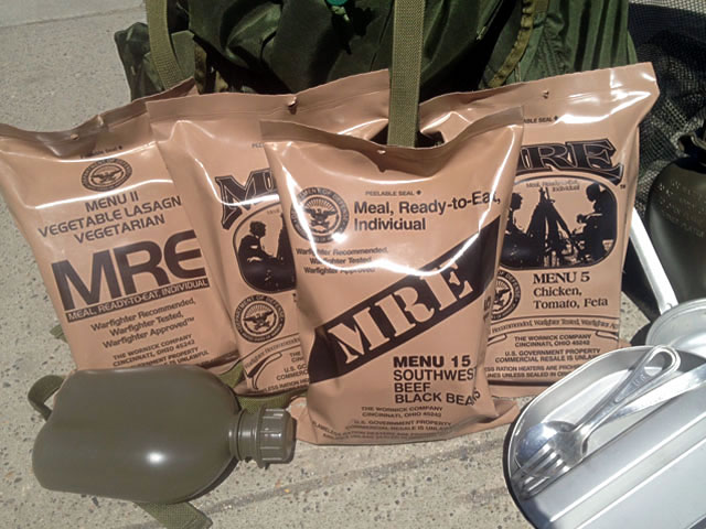 MRE Taste Test - Billings Army Navy Surplus Store