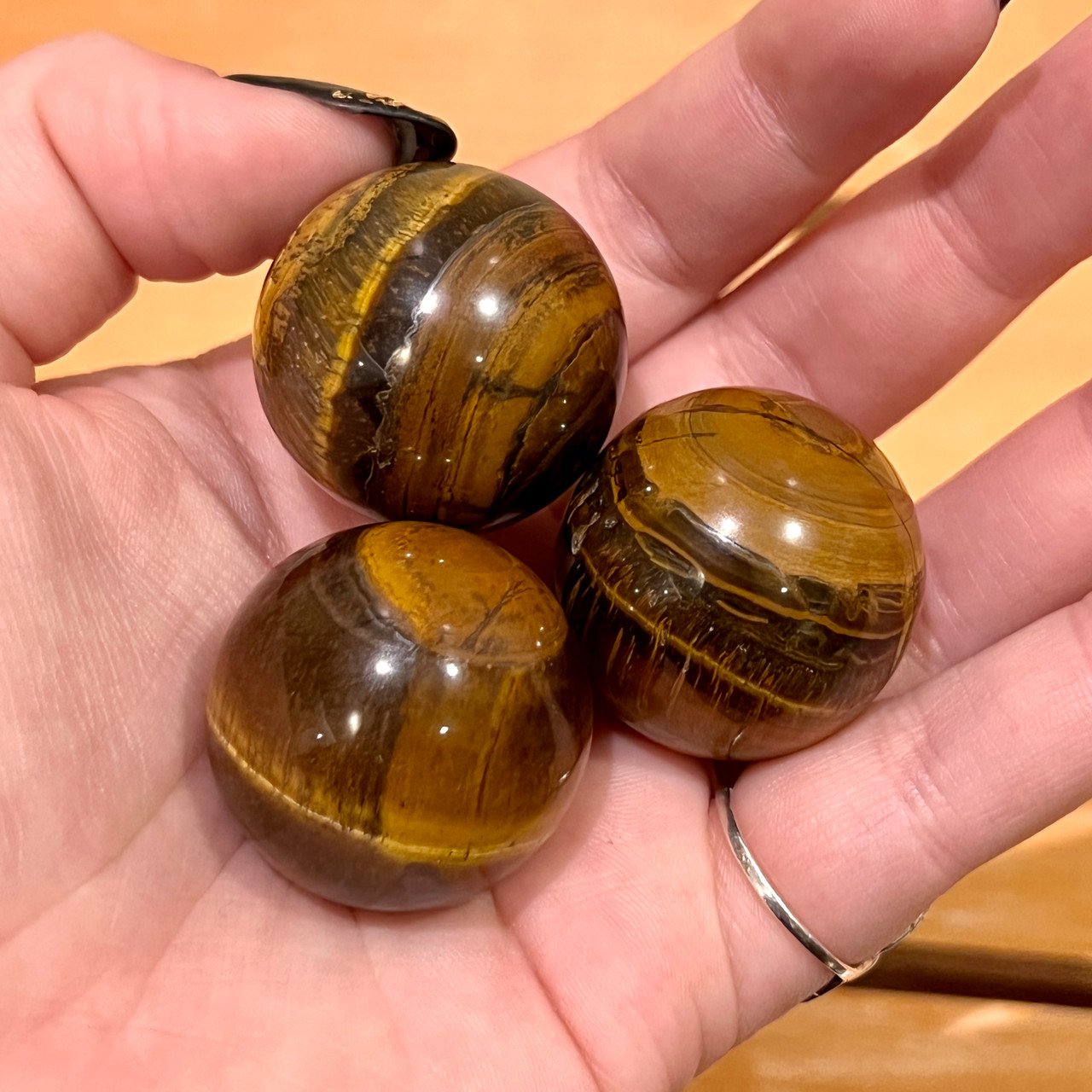 Mini Tigers Eye Sphere