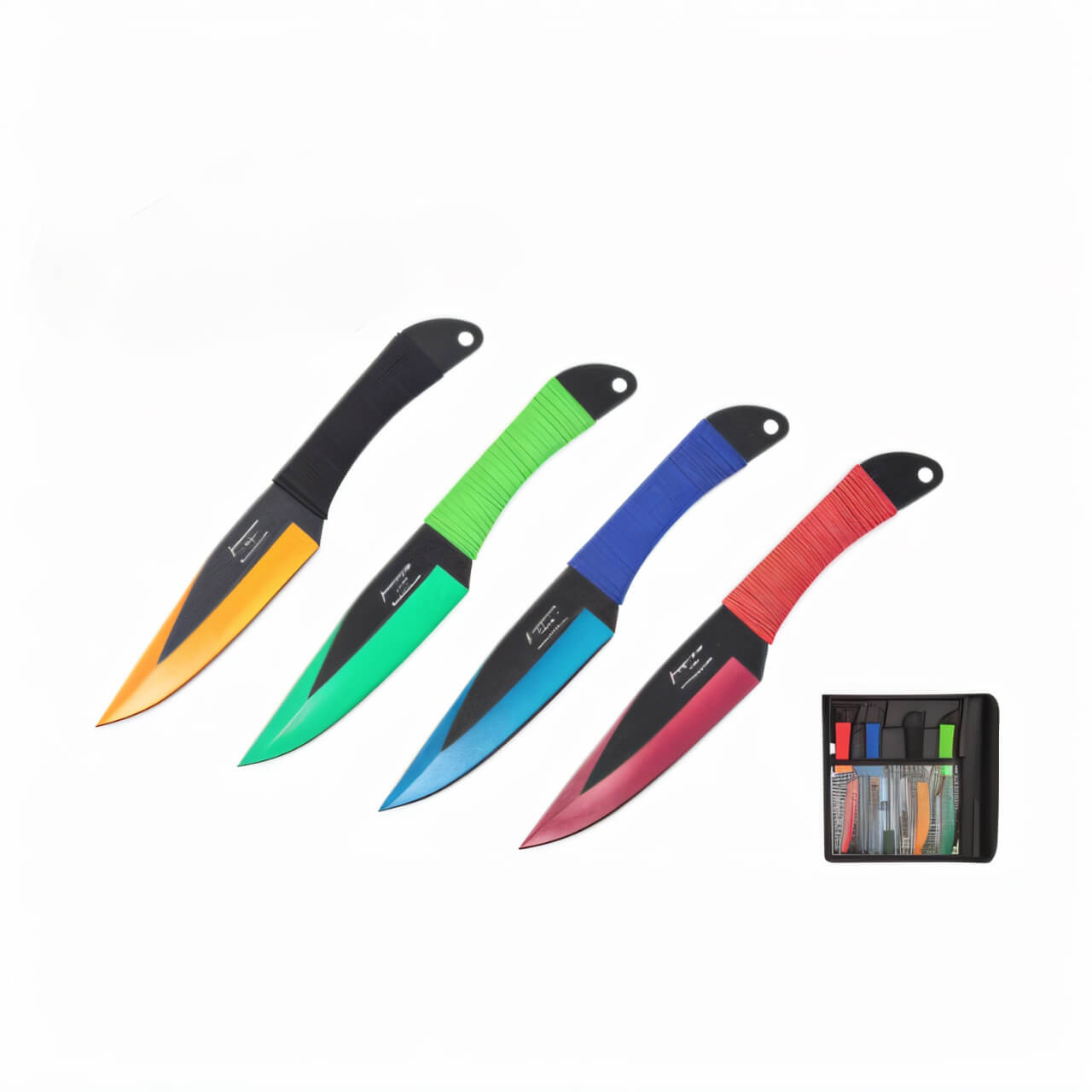 Set of 4 Assorted Throwing Knives - Ice Imports