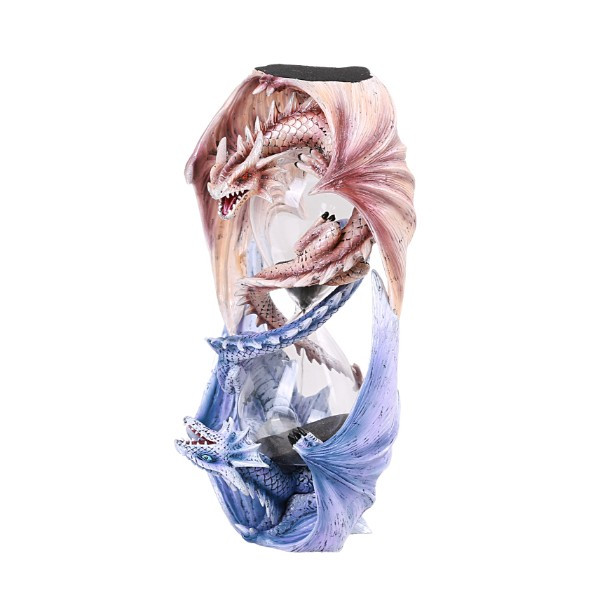 Red and Blue Dragon Sand Timer - Ice Imports