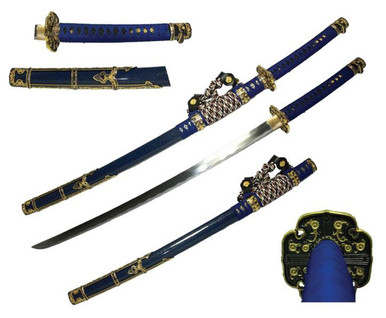 Blue Jintachi Ceremonial High Quality Sword - Ice Imports