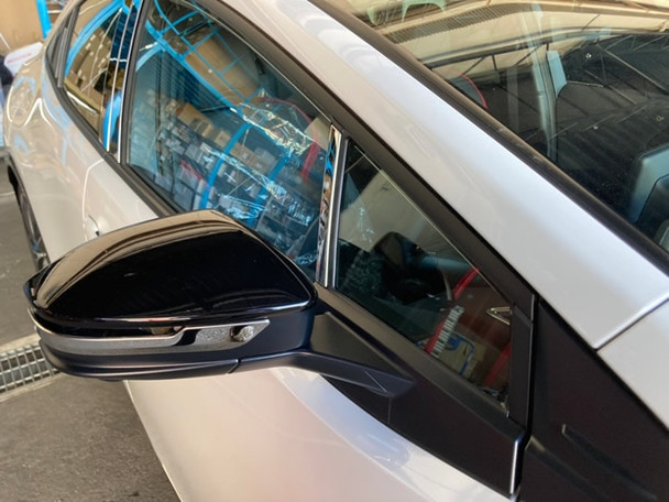 Toyota Prius 2023 2024 2025 Stainless Steel Pillar Cover