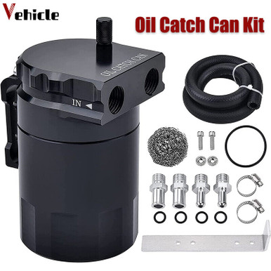 Oil Catch Can GENERIC 2-Port with 3/8 fitting for Toyota Prius / Lexus ...