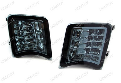 Smoked Lens Direct Fit LED Daytime Running Lights/Turn Signal Lamps for ...