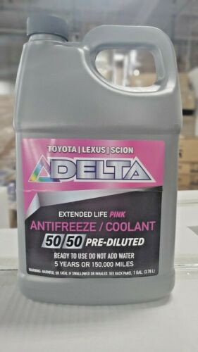 Delta [Toyota] Compatible 50/50 Anti Freeze Coolant (Pink)