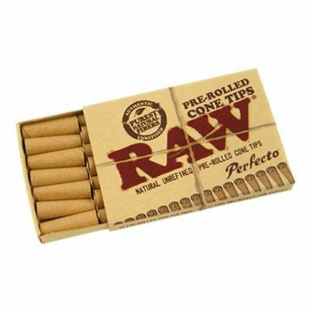 RAW Perfecto Pre-rolled cone tips 100ct - 6pk