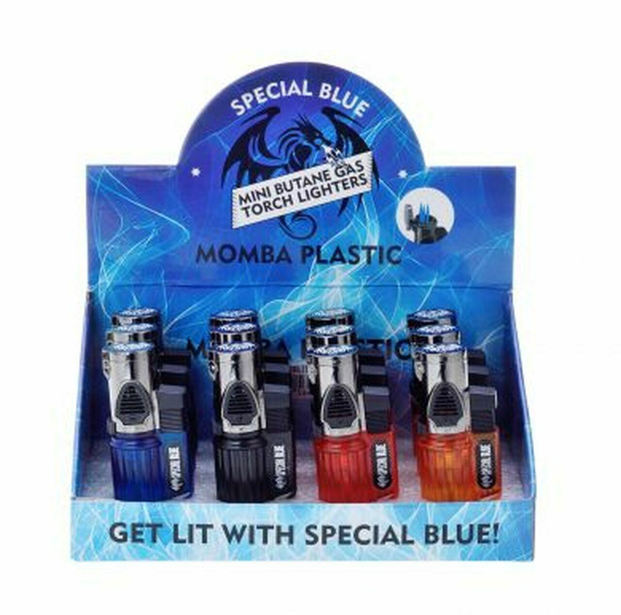 Special Blue Lighter Display