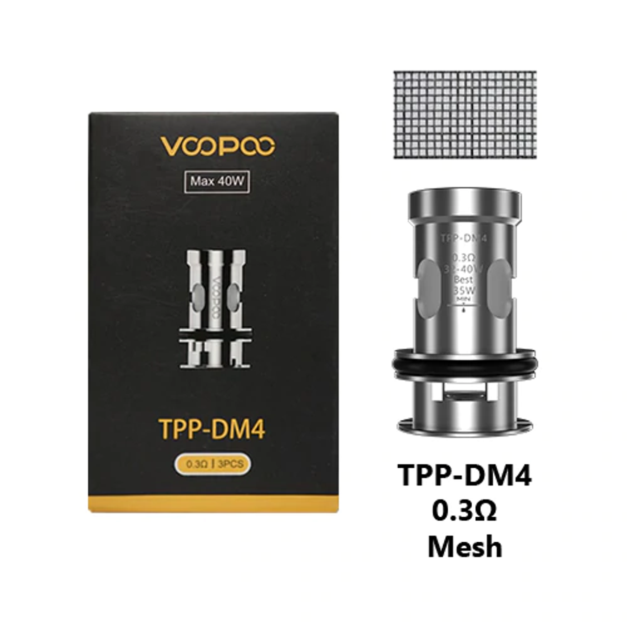 VooPoo TPP Replacement Coils - 3pk