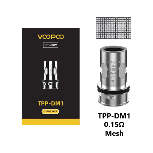 VooPoo TPP Replacement Coils - 3pk