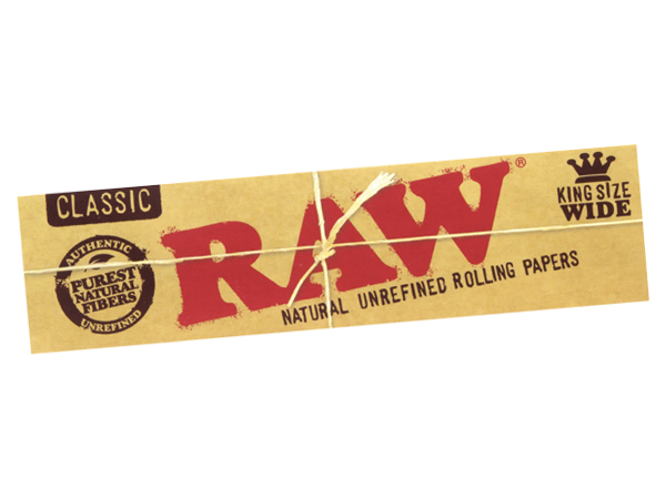 Raw Classic King Size Wide Rolling Papers - 50pk