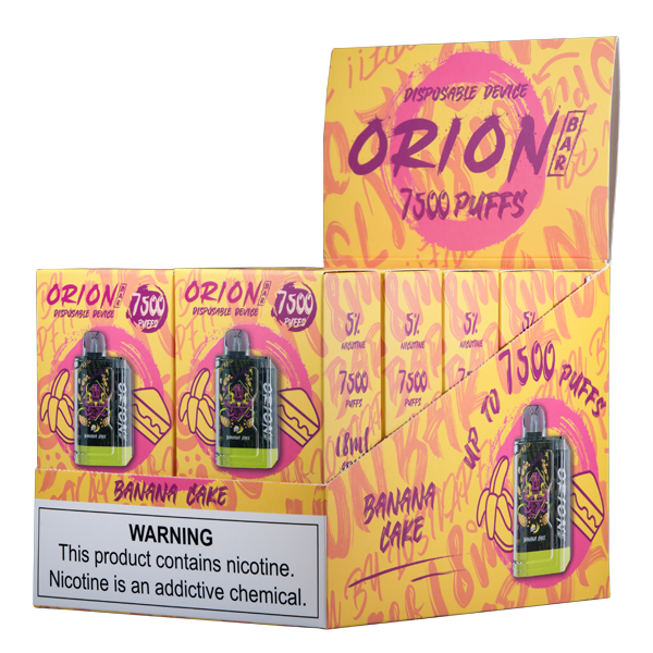 Lost Vape Orion Bar Rechargeable Disposable 5 7500 Puffs 10pk