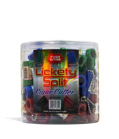 Lickety Split - Cigar Cutter 50ct Jar Assorted - The Cloud Supply