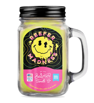 Beamer Candle Co. Smoke Killer Collection Large 12oz Reefer Madness ...