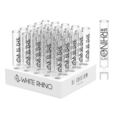 White Rhino XL Chillum 25ct Display - The Cloud Supply