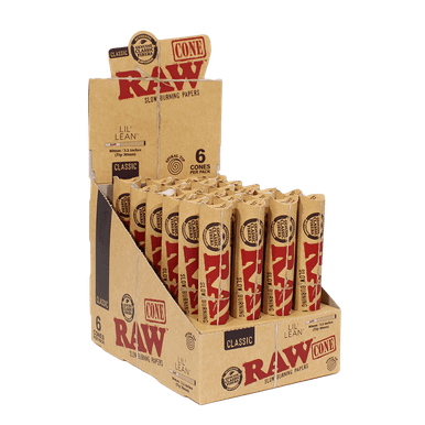 Raw Lil Lean Classic Cones 80mm Long with 30mm Tip - 32ct 6pk - The ...