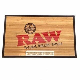 Raw Bamboo Rolling Floor Mat