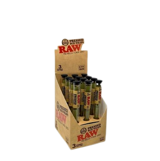 Raw Pressed Bud Wrap Cone Display 12pk - 1 1/4