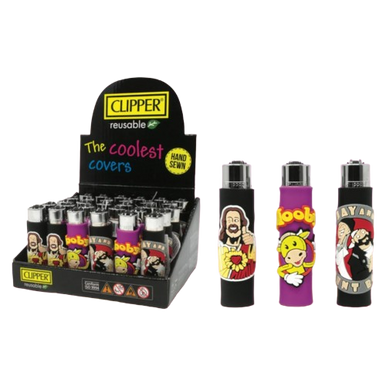 Clipper Lighters 30ct Display - Jay and Silent Bob Pop Cover