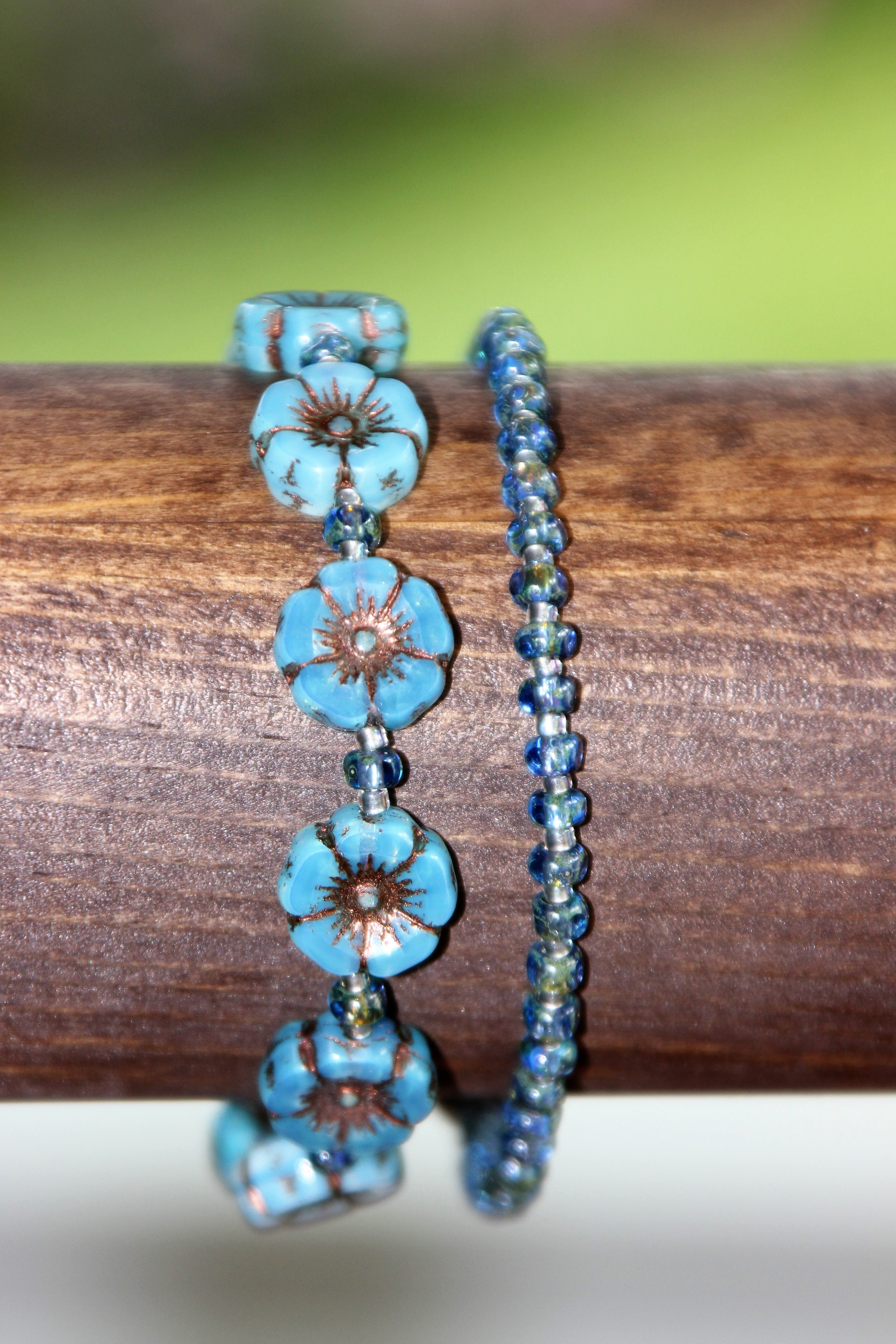 Bronze Blue - Blue Flame Candles