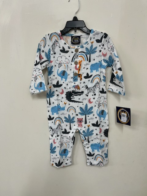 Greyson Romper ------Zoo Party - klassy kids